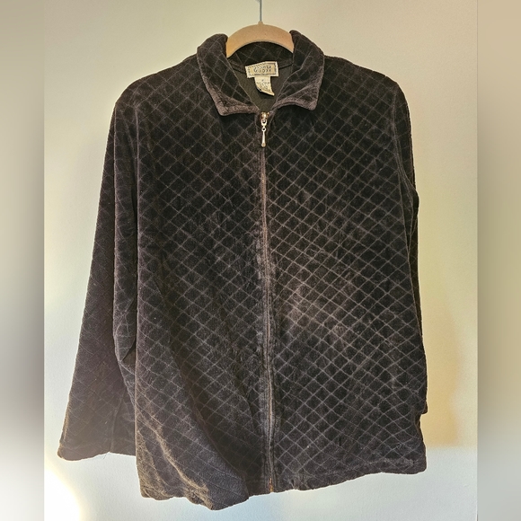 Jennifer Moore | Jackets & Coats | Jennifer Moore Quilted Velvet Jacket ...